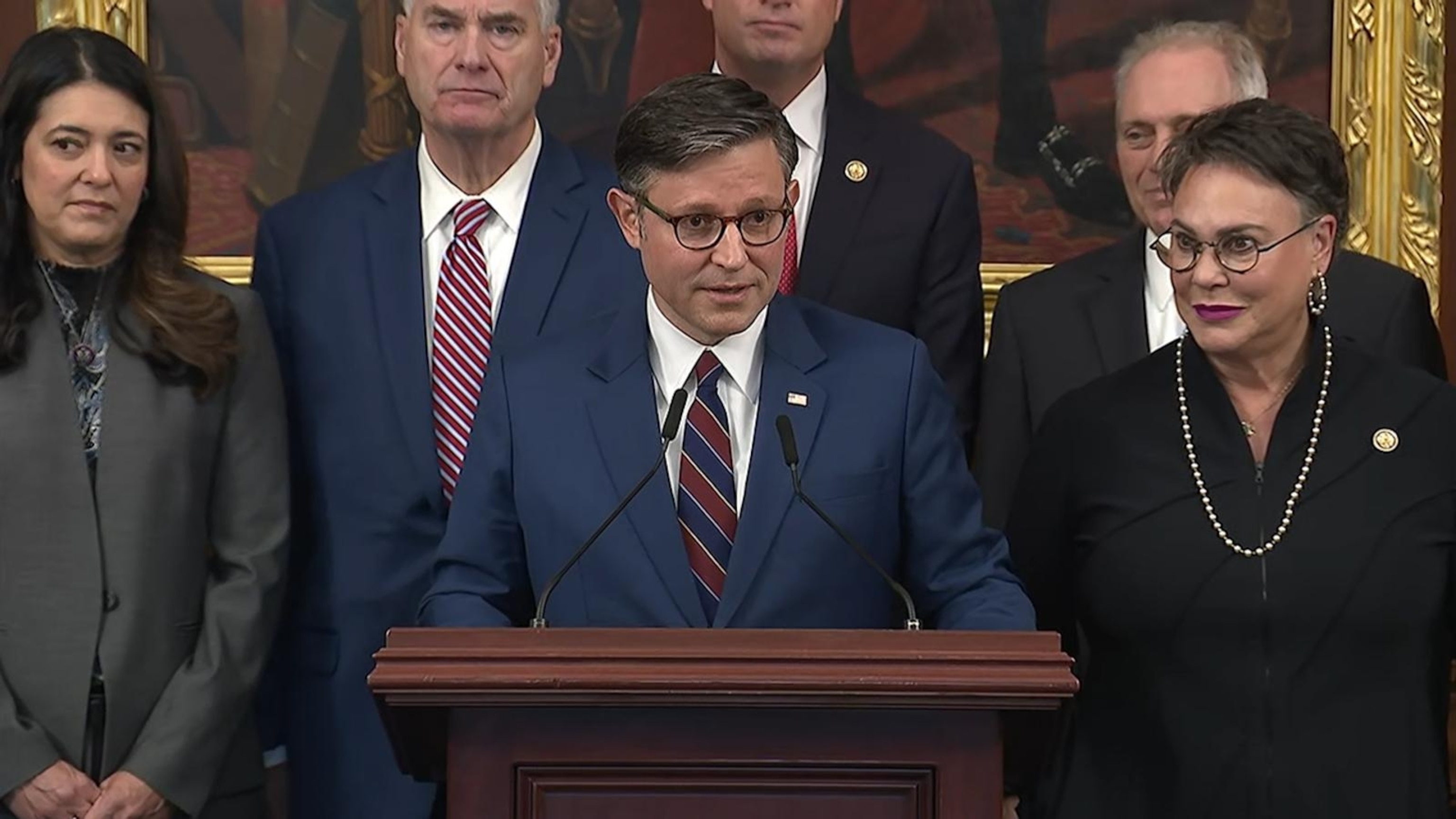 Speaker Johnson says there's no 'path' for a 3rd Trump term