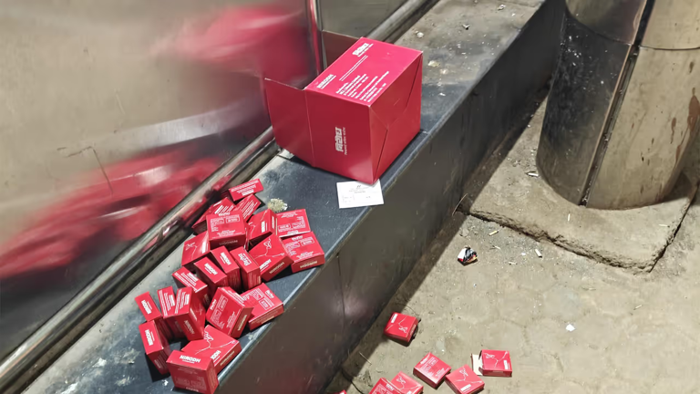 Strange Find on Delhi Metro: A passenger found a box of condoms on the ...