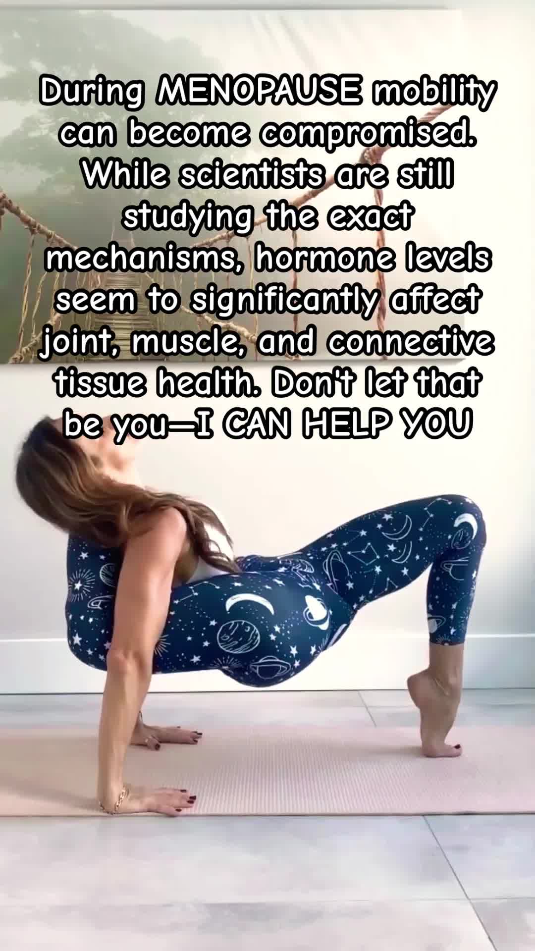 Don't let menopause affect your mobility. #yoga #mobility #menopause # ...