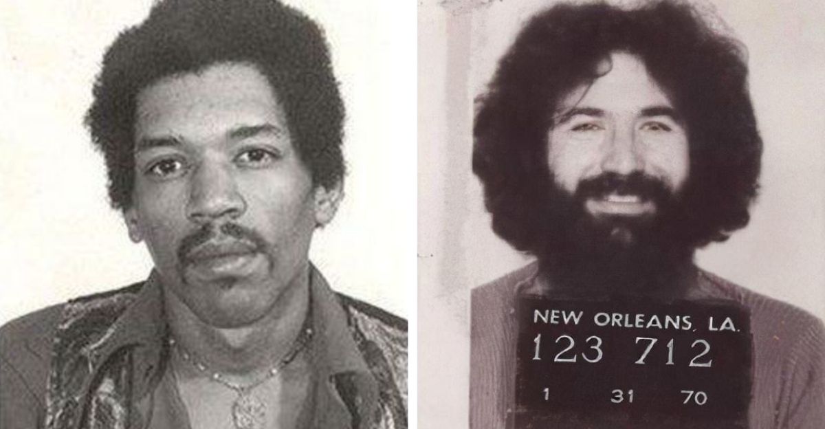 20 Mugshots Of Rock Legends From The Past