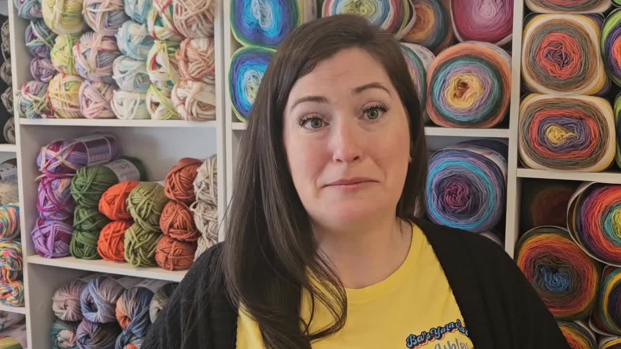 Ashley Burroughs talks about the grand opening of Bev's Yarn Barn in Downtown Rock Island