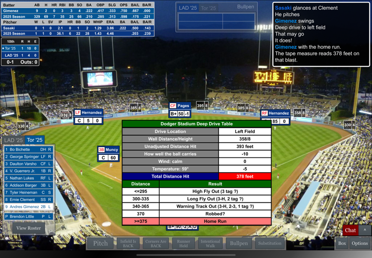 World Series Game 4 simulation: Late home run the difference for Blue Jays