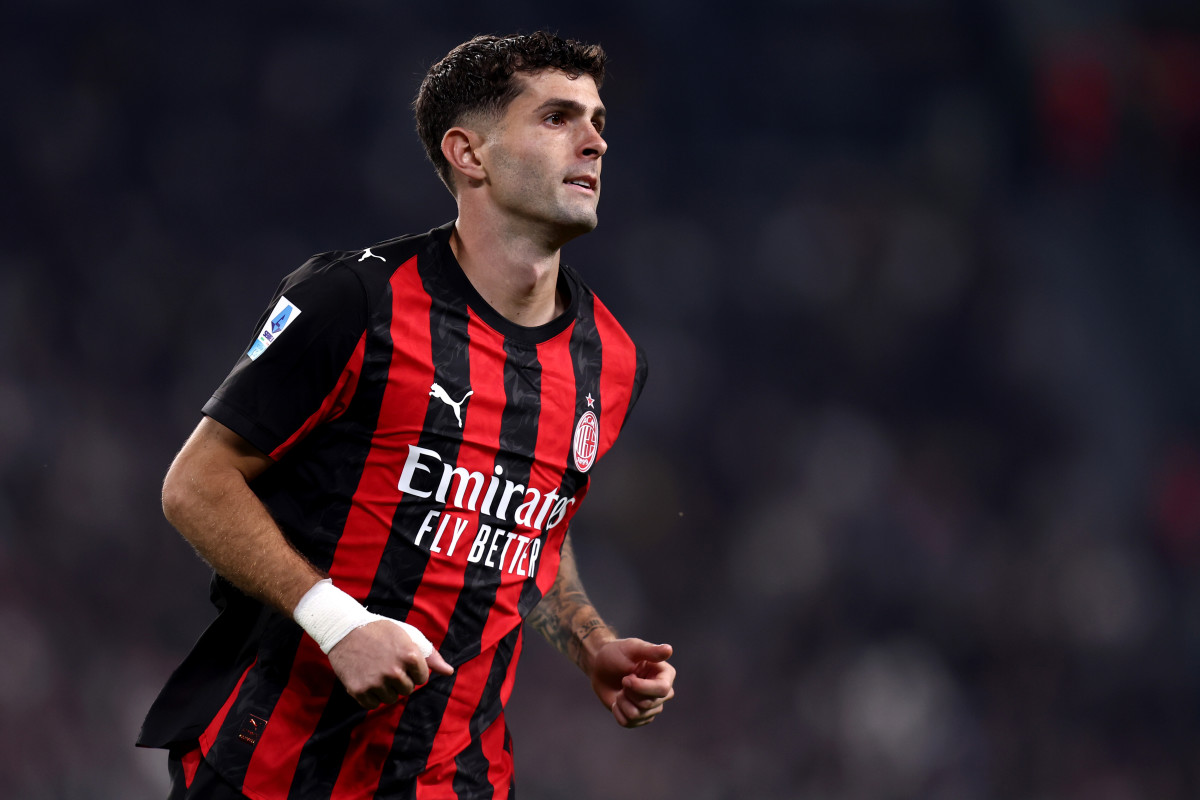 Why is Christian Pulisic not playing tonight for AC Milan vs. Como?