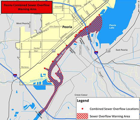 Peoria issues alert: Avoid Illinois River after heavy rain