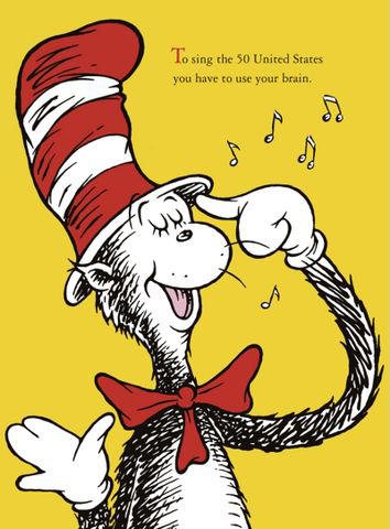One Book, Two Book, New Dr. Seuss Book: “Sing the 50 United States ...
