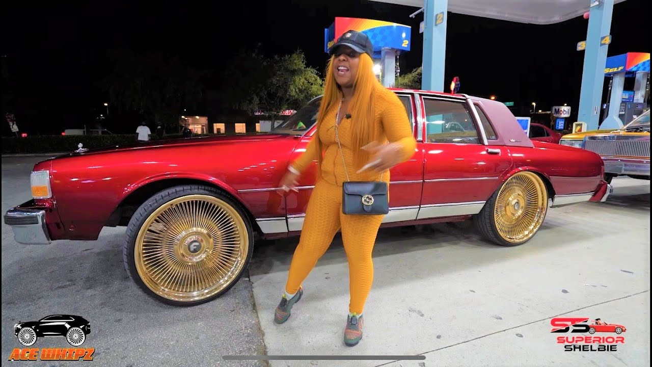 Chevy LS box on gold 26" Forgiato wire wheels