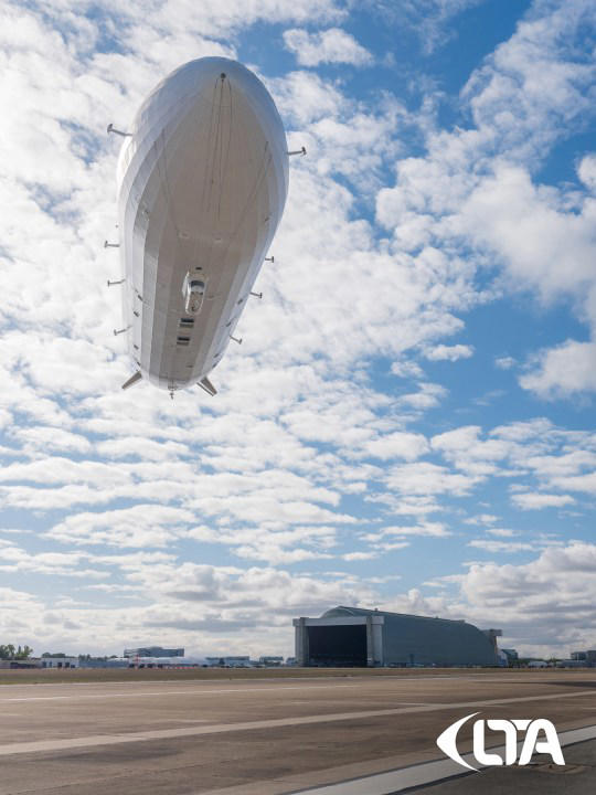 Large white blimp spotted flying over San Francisco identified