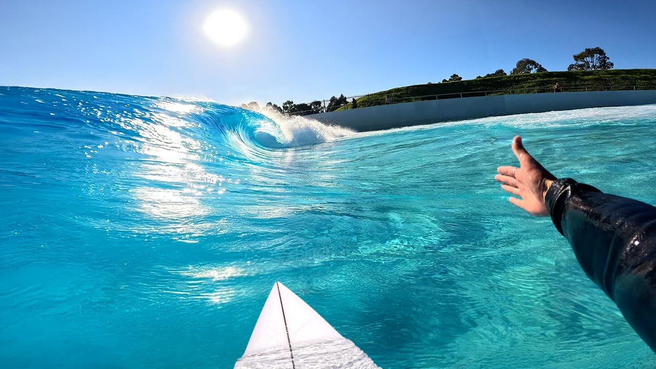 Surfing Perfect Machine-Made Waves at URBNSURF