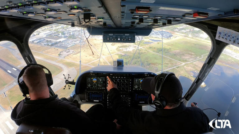 Large white blimp spotted flying over San Francisco identified