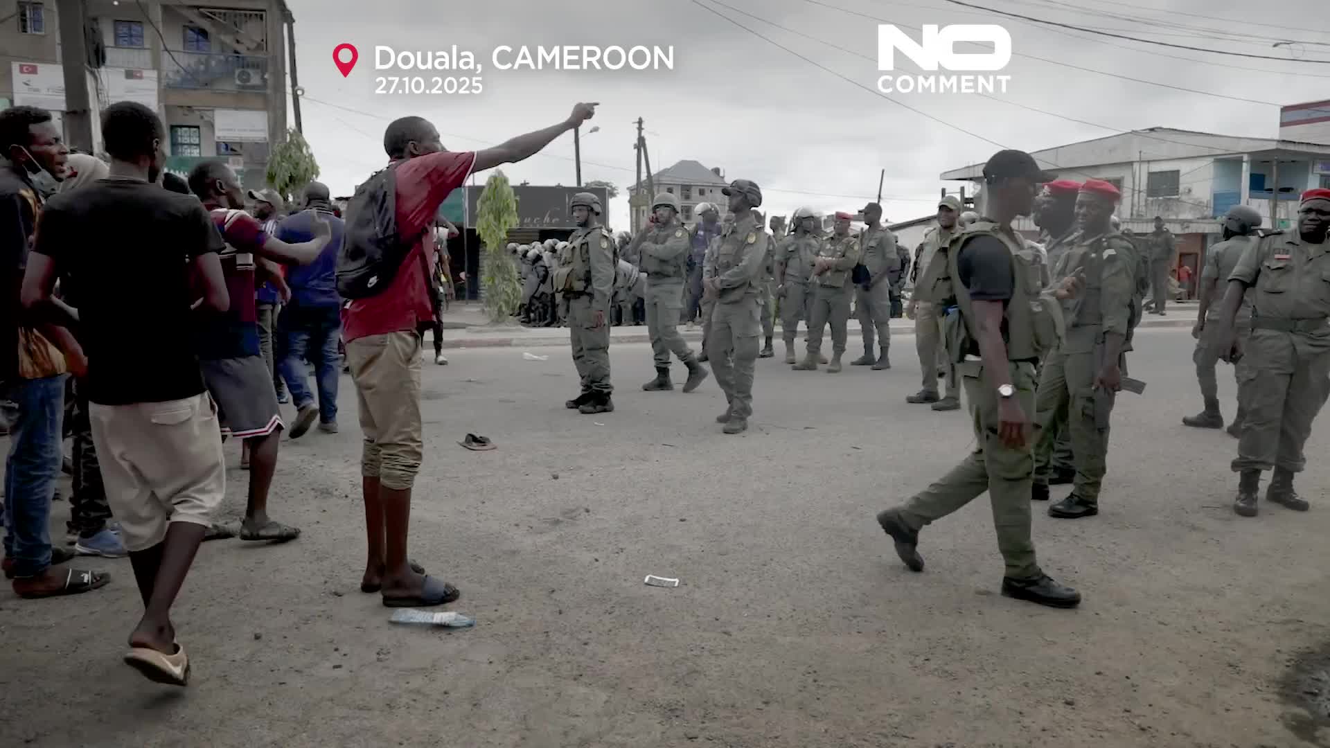 Clashes in Douala as opposition claims election fraud, four killed