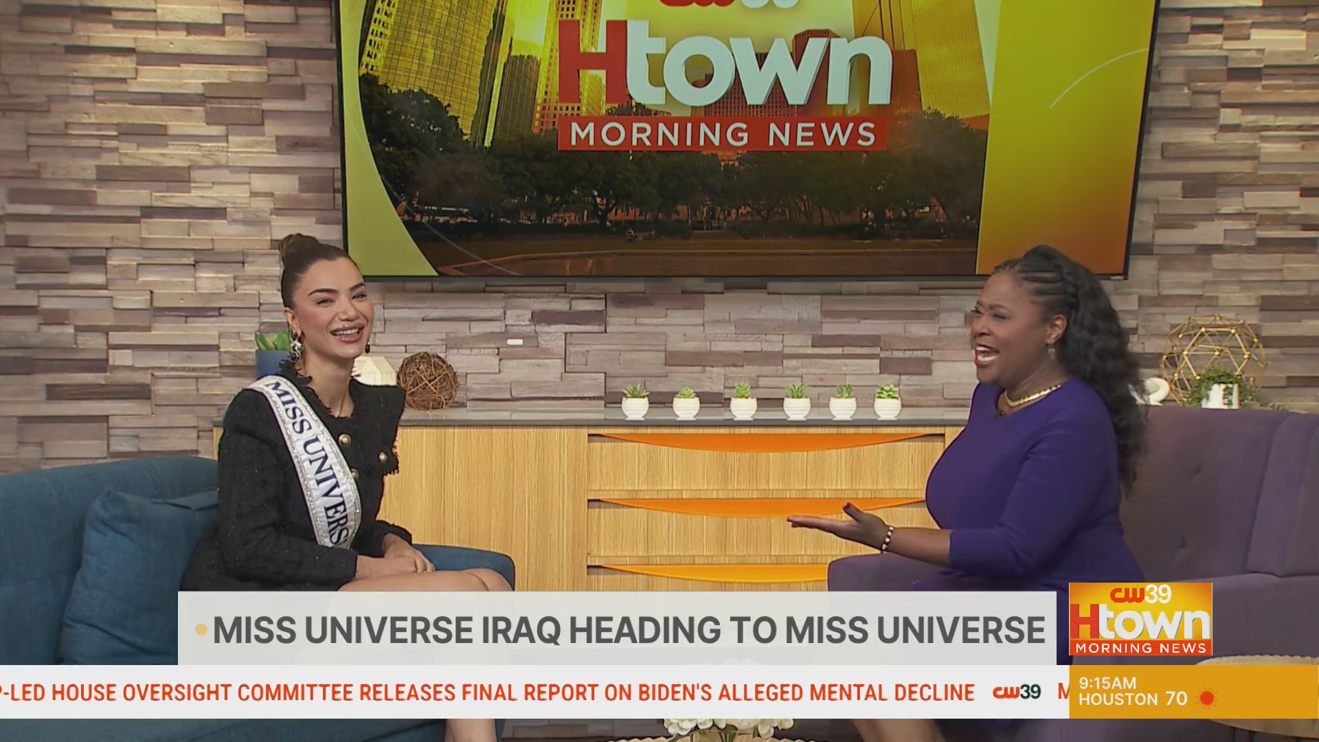 HTOWN Morning News Miss Universe Iraq heading to Miss Universe in Thailand