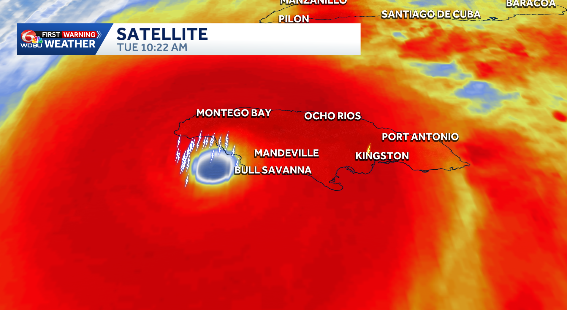 Hurricane Melissa close to breaking pressure record ahead of Jamaica ...