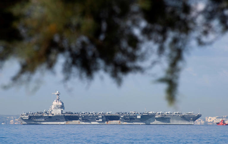 Watch Live: Tracking the Gerald Ford and its trip to the Caribbean