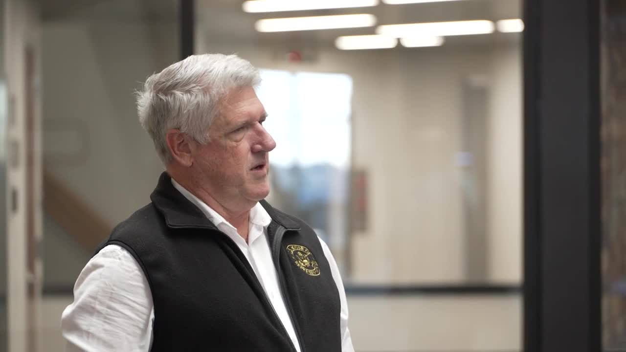 U.S. Rep. Troy Downing tours Helena airport as federal shutdown continues