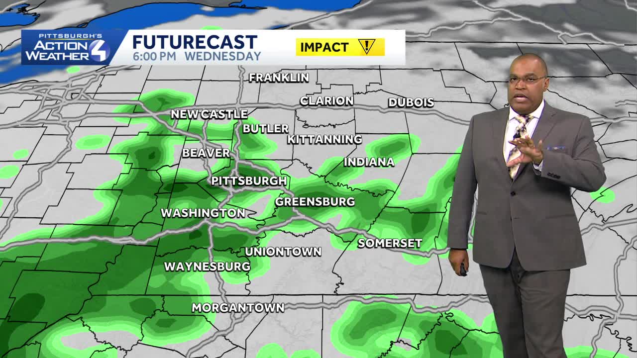 October 28 Forecast: Dry Tuesday, rain late Wednesday for Western PA