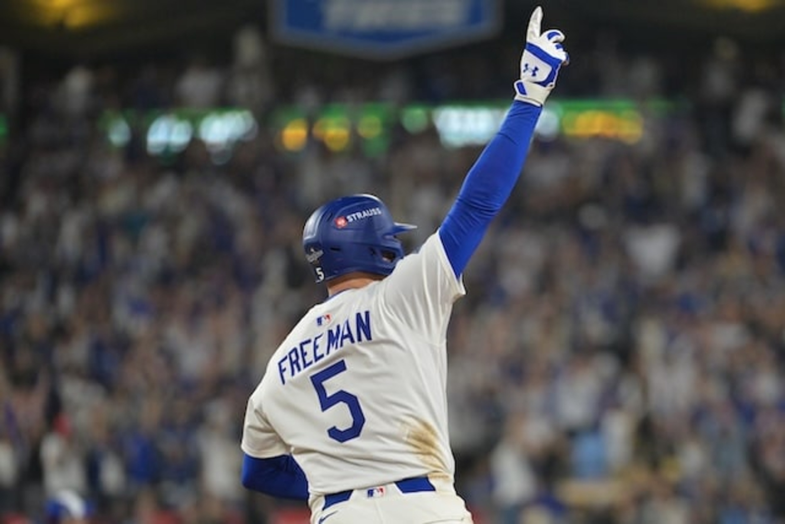 Magic Johnson Celebrates Dodgers Epic World Series Game 3 Win