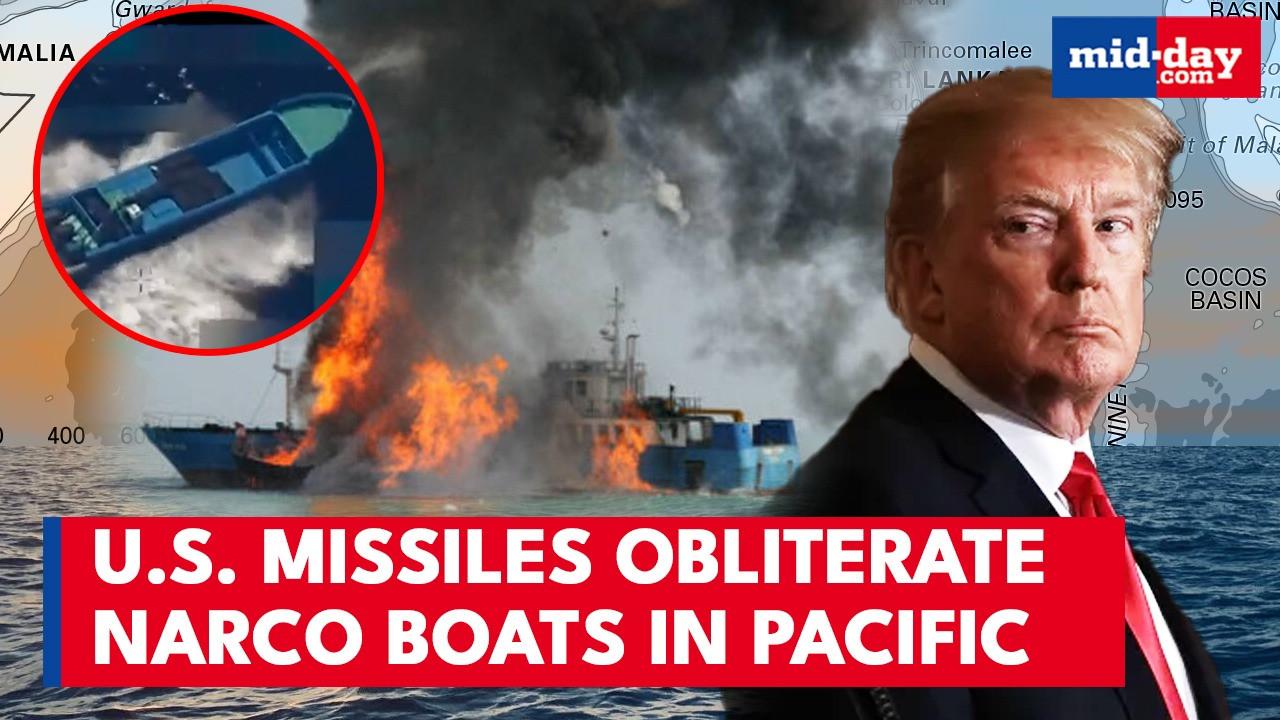 Caught on Camera: Explosive U.S. Military Strikes Target Drug Boats; 14 ...