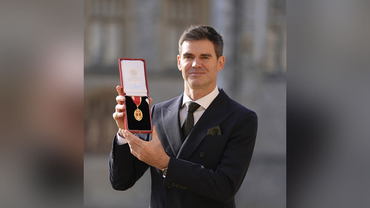 Arise, Sir James Anderson! England's legendary seamer is knighted
