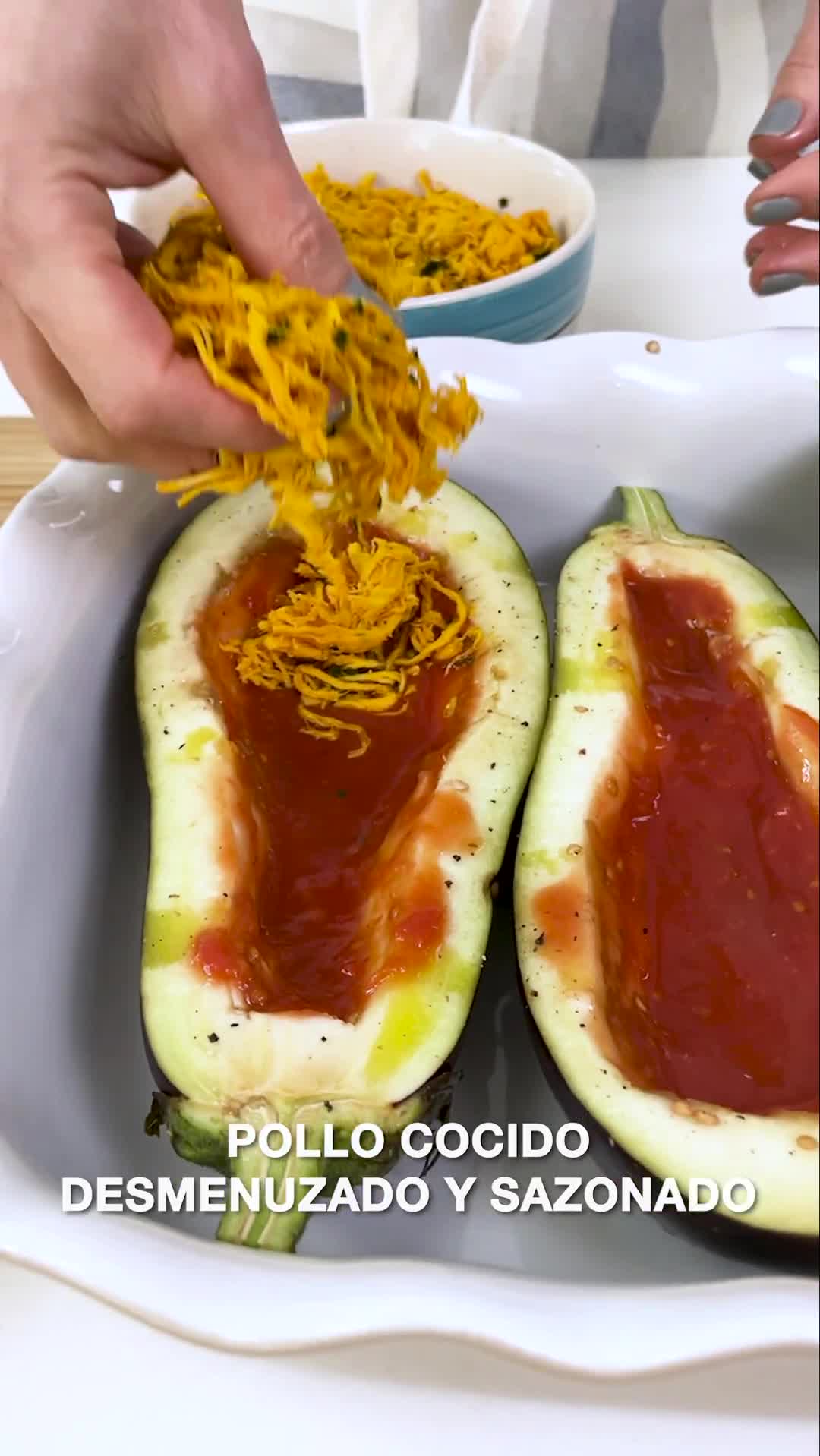 ¡No puedo creer lo deliciosa que es esta berenjena, tienes que probarla ...