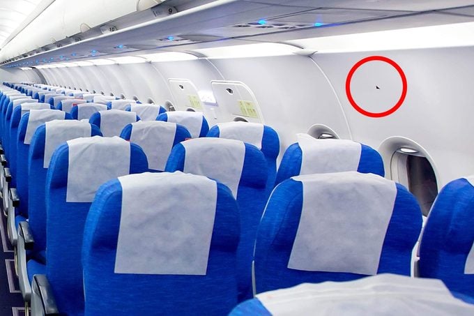 The Secret Behind the Black Triangle Above Airplane Windows - TRIP MASTERY