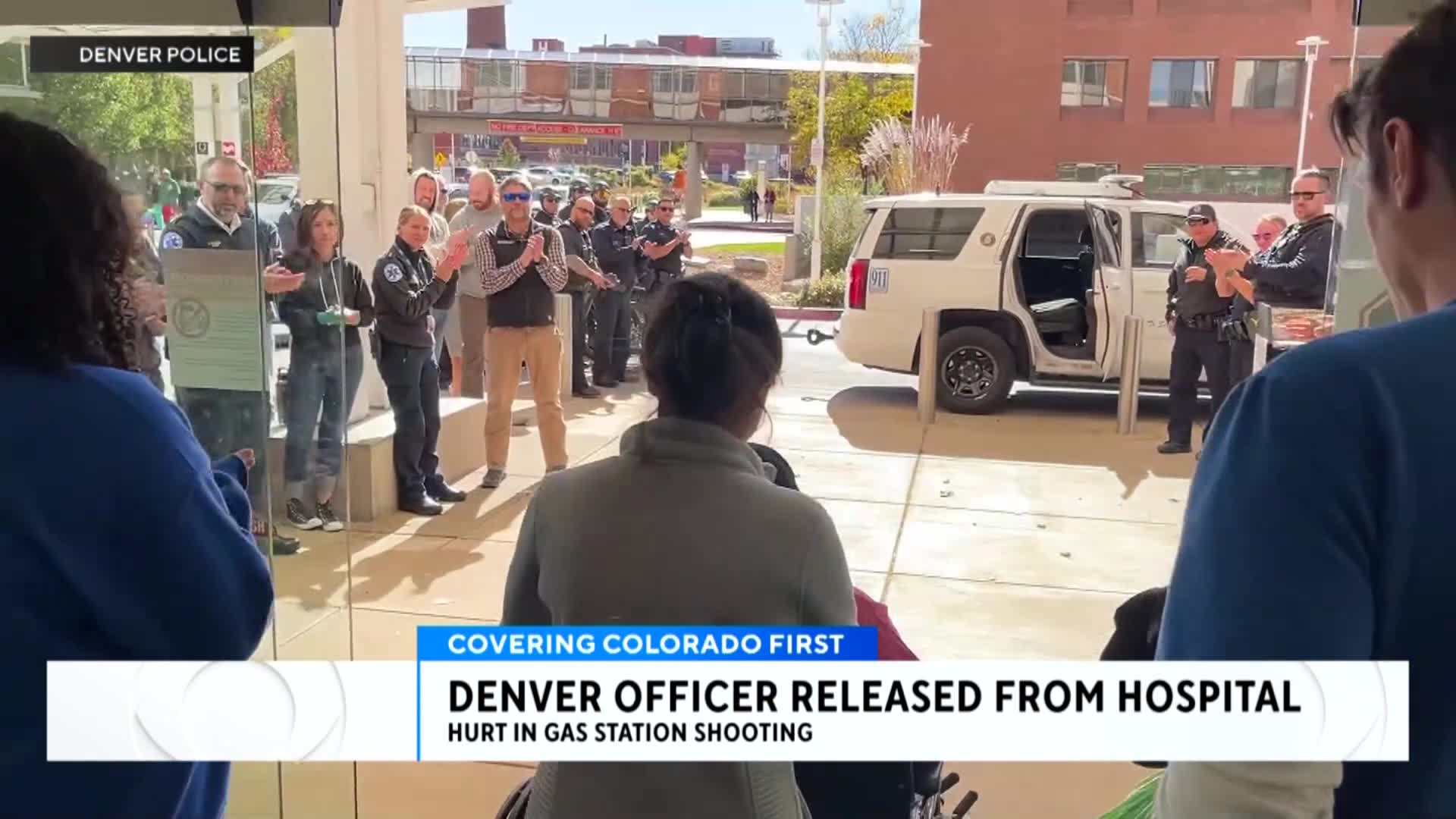 Denver police officer discharged from hospital after being shot during ...