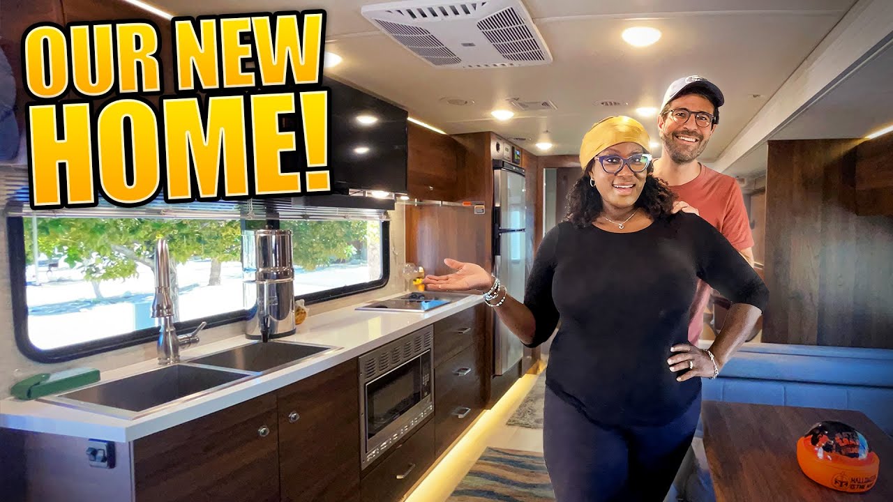 Trading van life for a luxury small RV - full tour!