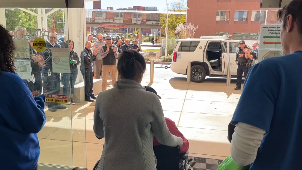 Denver police officer discharged from hospital after being shot during ...