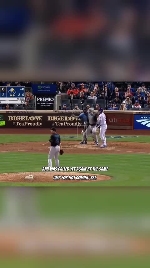 MLB pitcher balks three times in one at bat