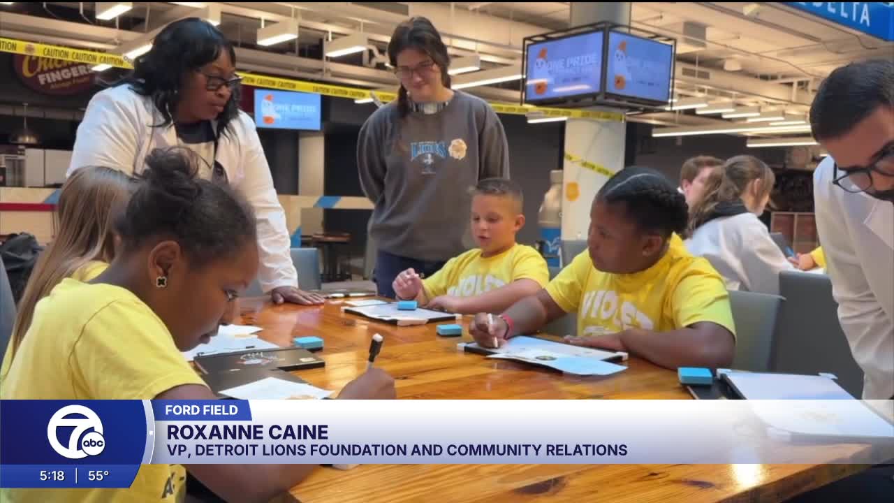 Detroit Lions promote youth reading and writing at One Pride Literacy Fest