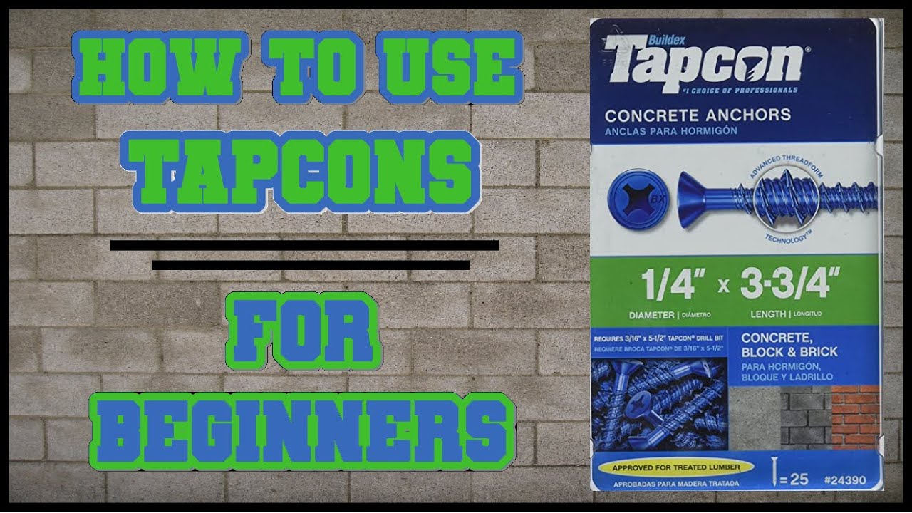 How to master tapcons for your projects