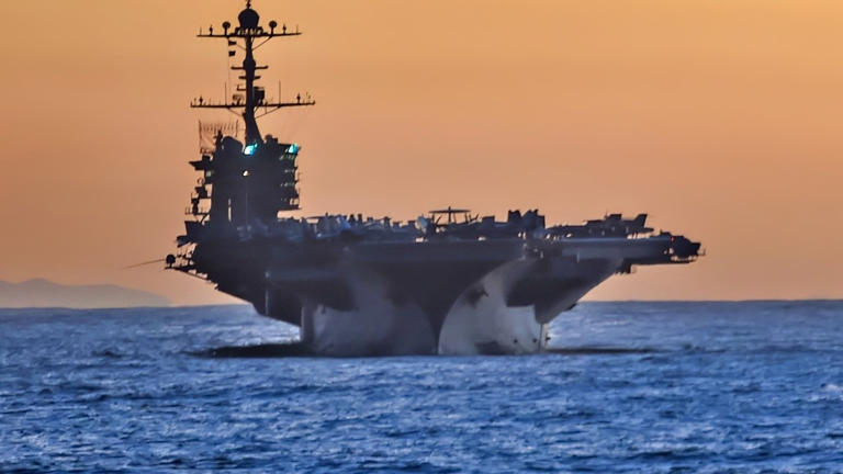 Aircraft carrier USS John C Stennis has been in the shipyard for 5.5 ...