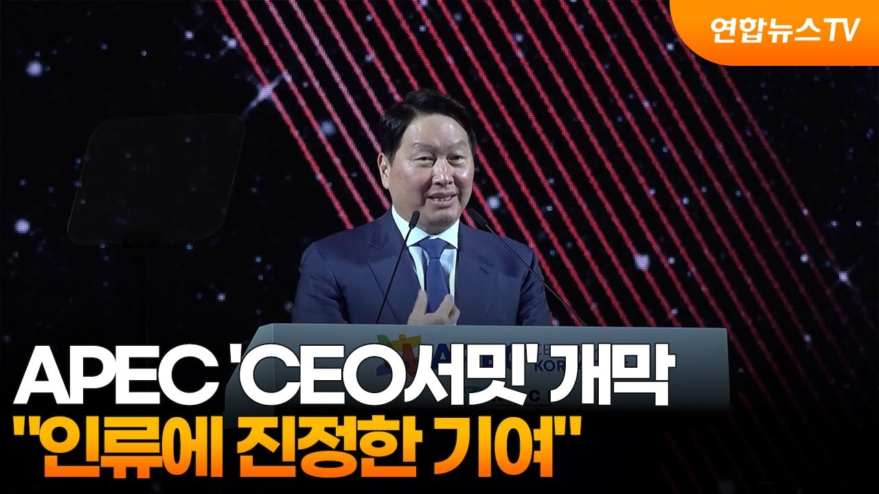 APEC 'CEO서밋' 개막…"인류에 진정한 기여" / 연합뉴스TV (YonhapnewsTV)