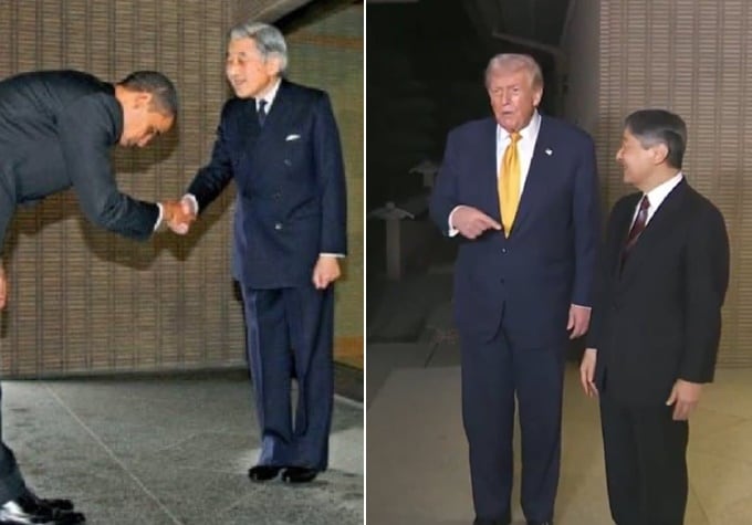 Trump's Handshake vs. Obama's Bow to Japanese Emperors