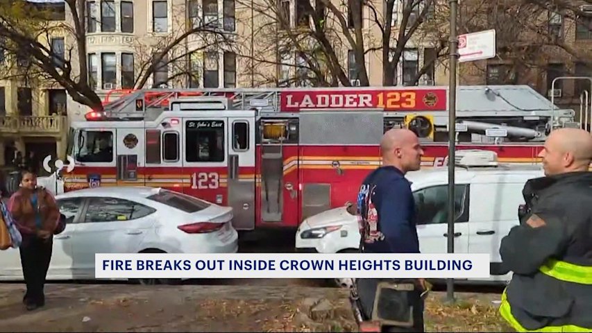 FDNY: Fire breaks out inside Crown Heights building