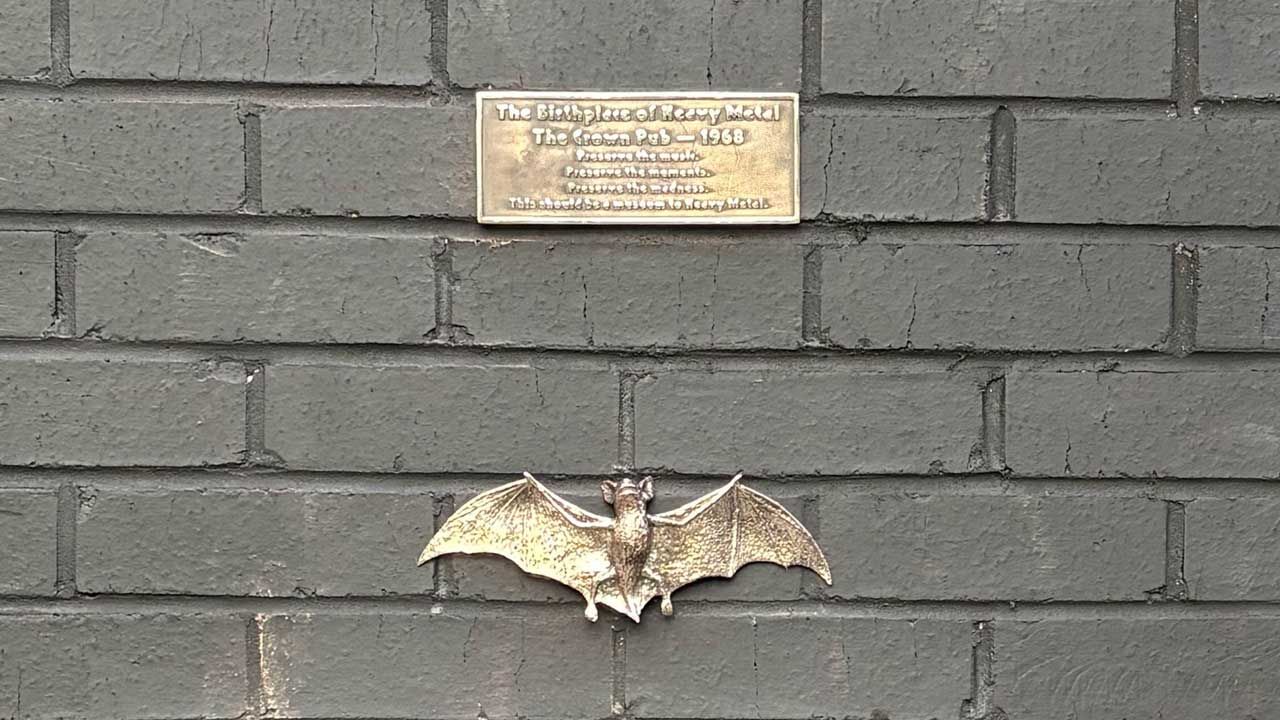 The birthplace of heavy metal experiences Ozzy-themed guerrilla bat protest