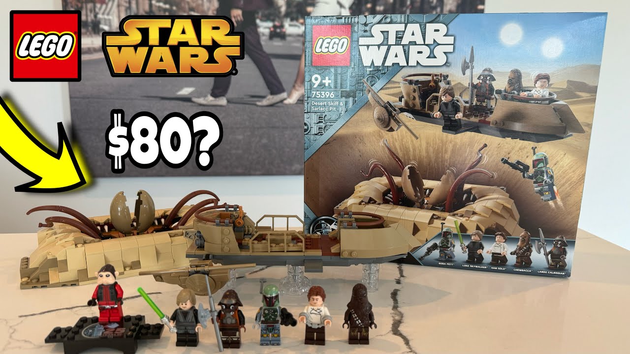 LEGO Star Wars 75396 Review: Desert Skiff, Sarlacc Pit & Collector Tips
