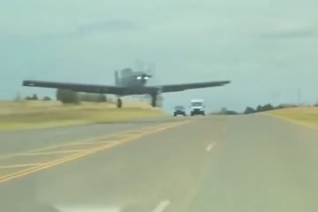 Video shows moment when plane enters runway and nearly hits Tesla on ...