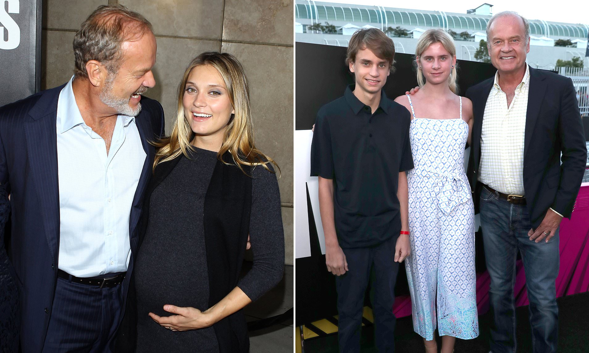 Kelsey Grammer's offspring range in age from 42 to a newborn baby