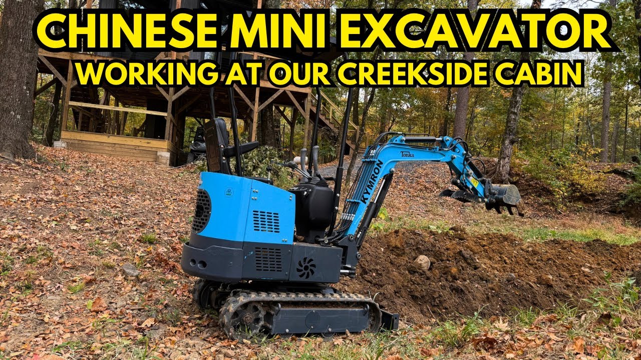 Incredible transformation of Cabin Creek by mini excavator
