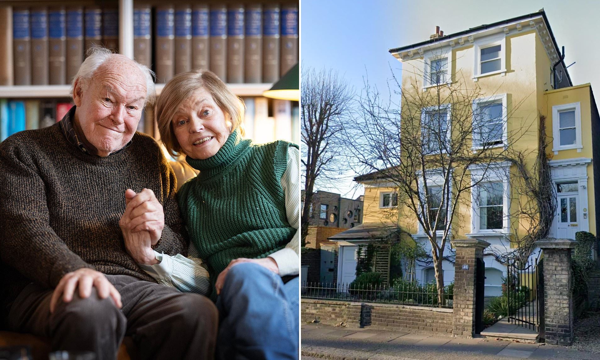 Revealed: Prunella Scales' £3m London home where she lived for nearly ...