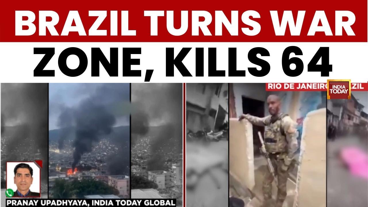 Brazil's Deadliest Gang War: 64 Killed in Rio's Favela Siege on Red Command