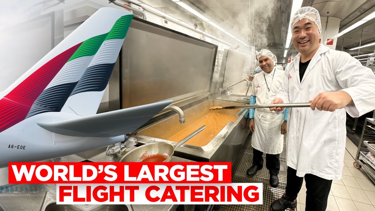 World’s largest airline kitchen - Emirates Flight Catering