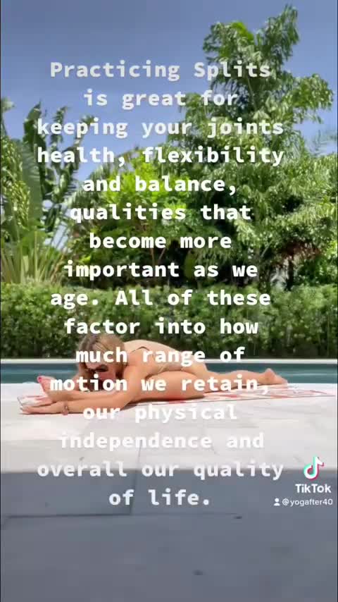 How to yoga splits for healthy joints, flexibility & mobility. For all ...