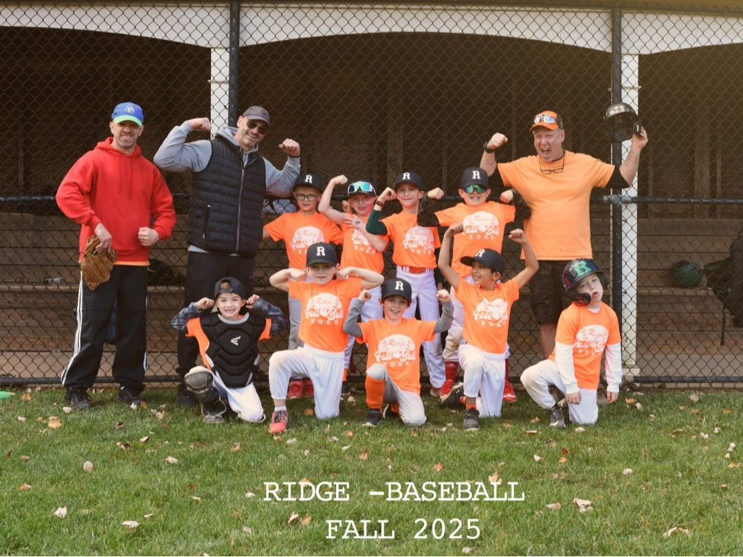 Ridge Baseball Club Fall Ball Orange Rookie League