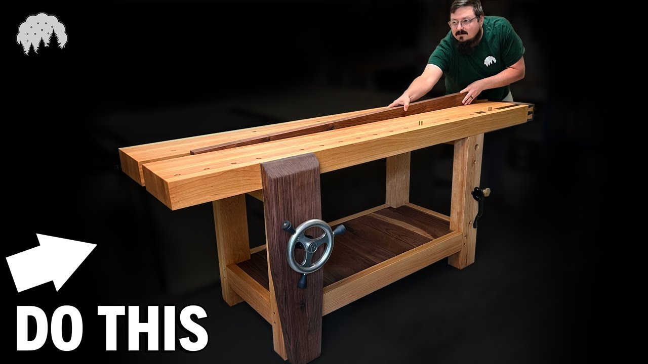 Split top roubo workbench: The woodworker’s ultimate project