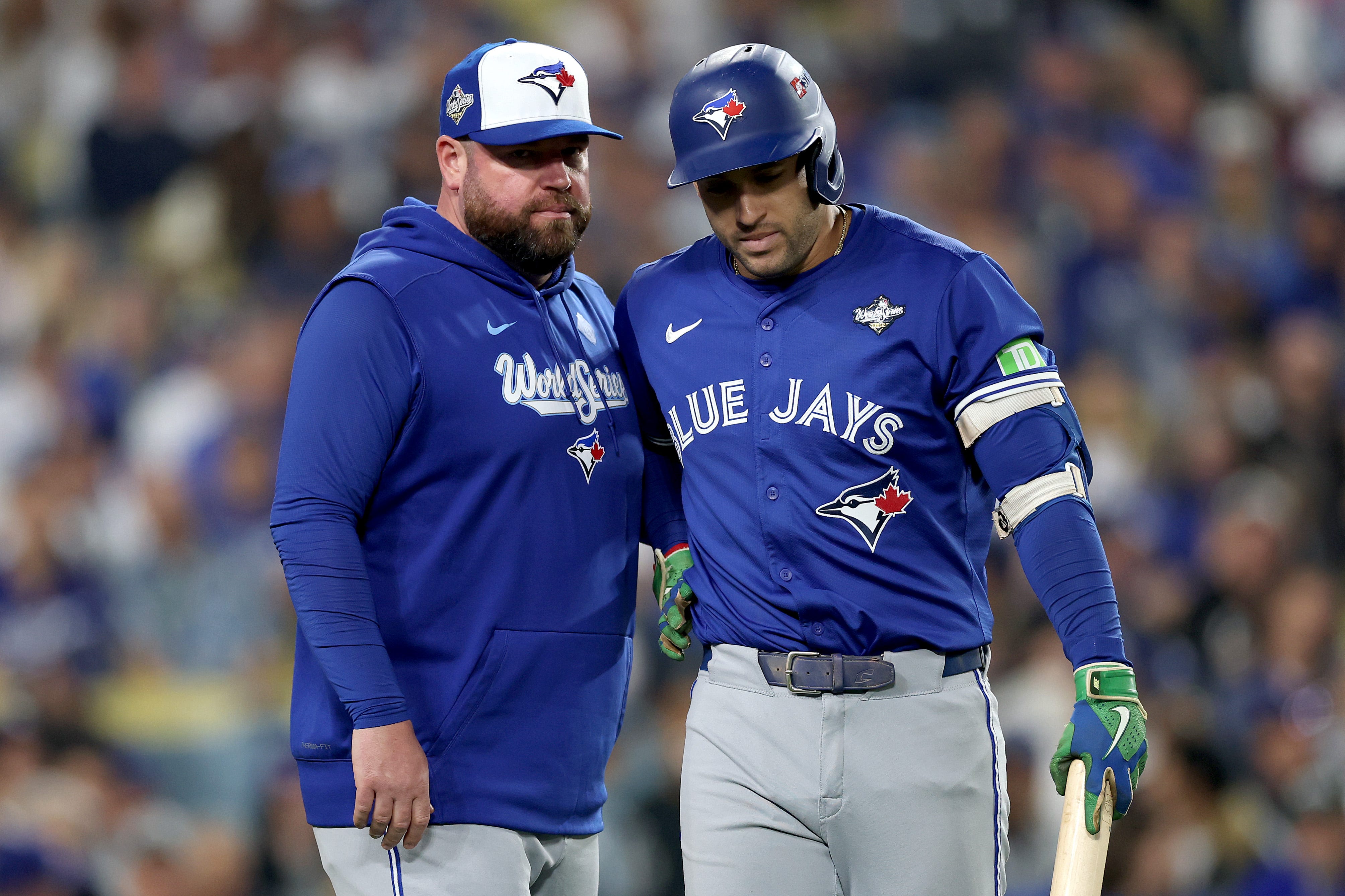 Is George Springer in Blue Jays' lineup tonight? World Series injury status