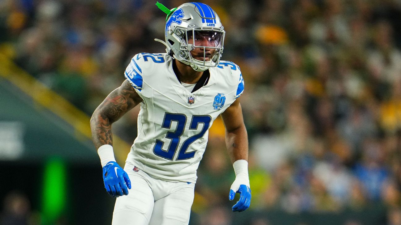 Lions get DB Brian Branch back following 1-game suspension