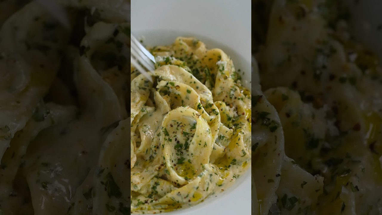 Shallots and herbs Alfredo