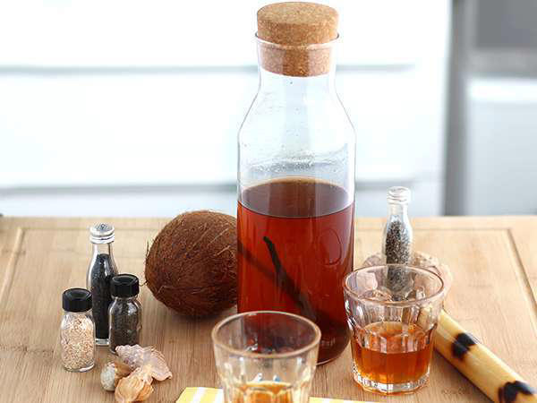 Vanilla cinnamon infused rum