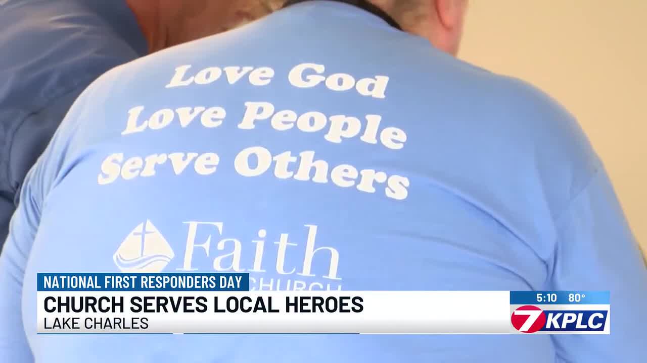 Lake Charles church serves local heroes on National First Responders Day